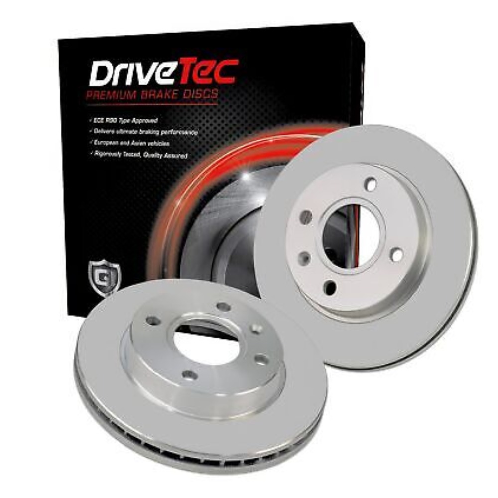 New DRIVETEC DM3620C 2X VENTED 266MM X 22MM PREMIUM COATED DISC BRAKE ...